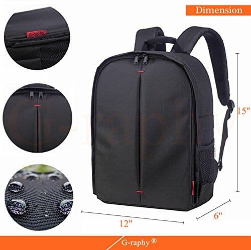 G-raphy Camera Bag Backpack with Rain Cover Review | PROTON-PACK